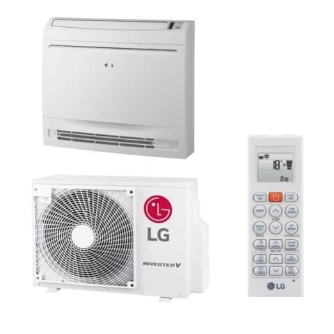 LG Floor Mounted Air Conditioning UQ12F.NA0 / UUA1.UL0 3.5kW-12000Btu
